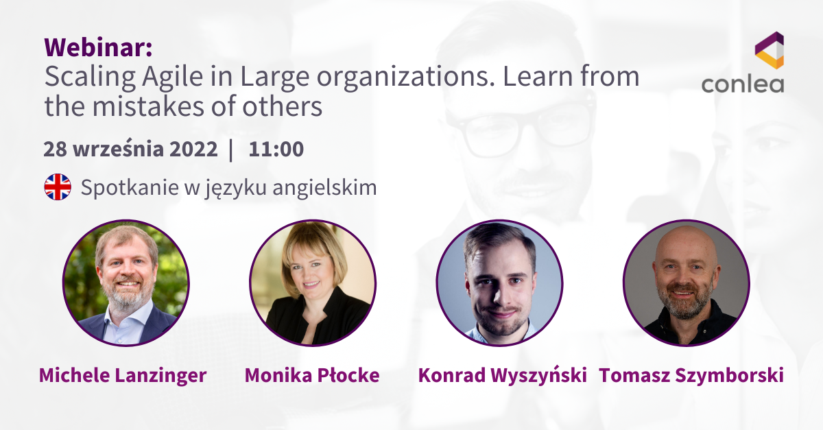 Scaling Agile in Large organizations. Learn from the mistakes of others